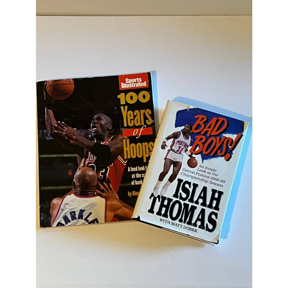 sports illistrated | Accents | Vintage Basketball Set Of Two Books 0 ...